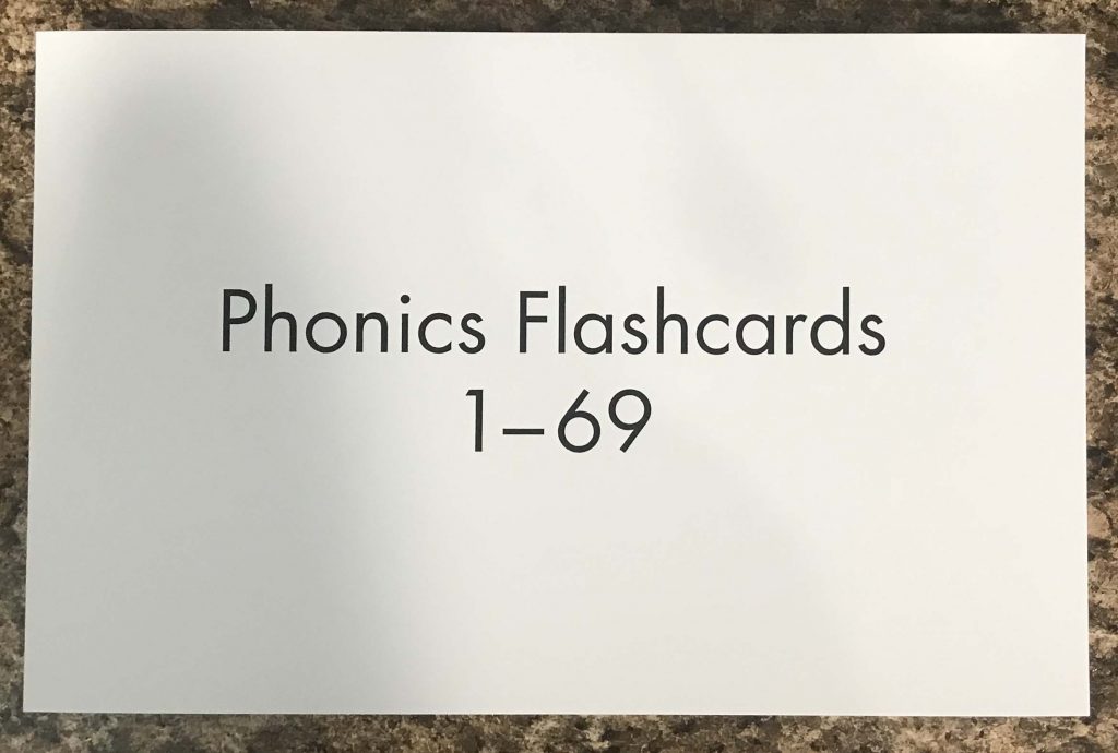 Phonics Drill Cards - Applied Scholastics Online